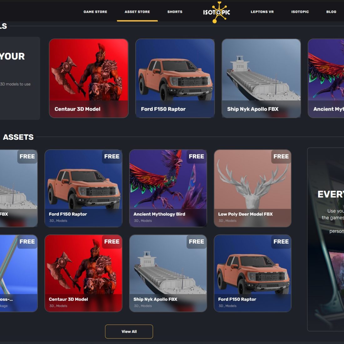 ISOTOPIC Game Store and App Distribution Platform